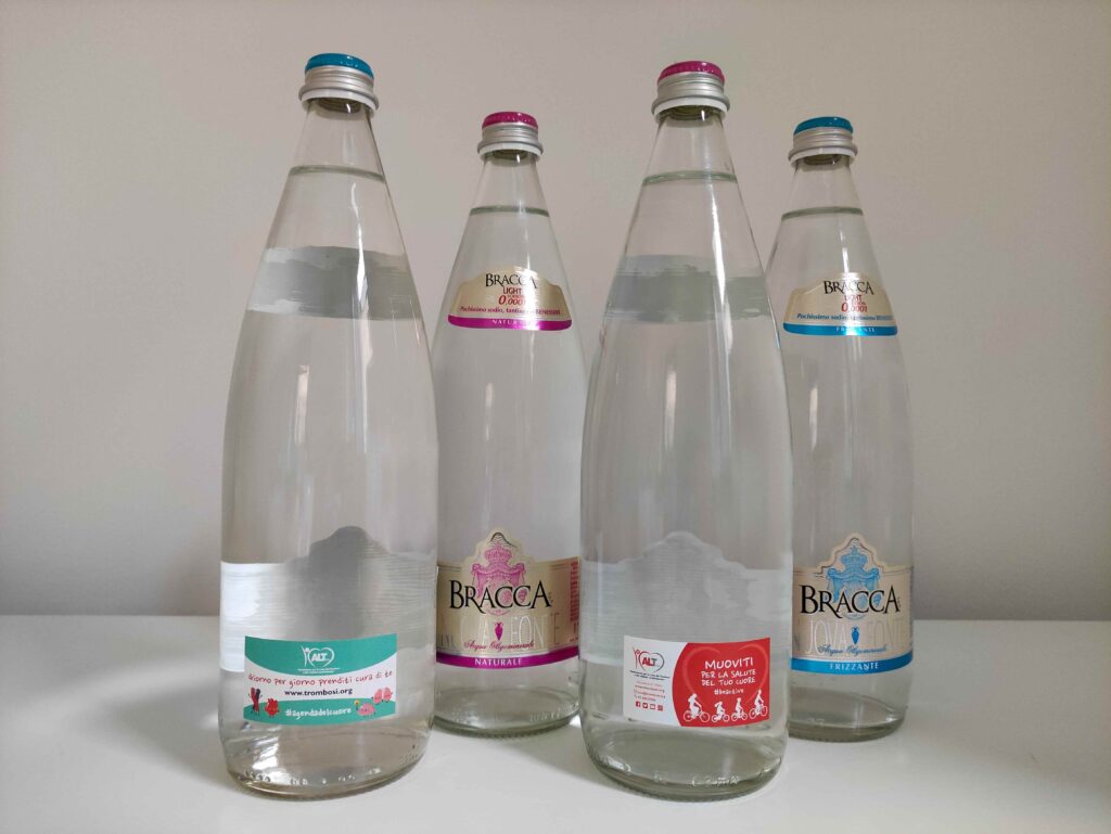 Salute, cultura e ambiente: messaggi positivi sulle bottiglie di Bracca ...